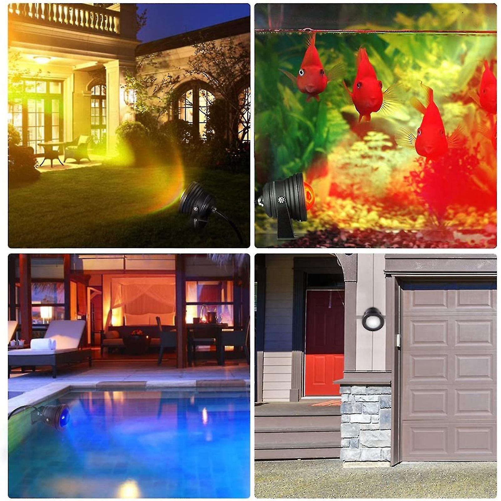 10w Rgb Multicolor Waterproof Underwater Light Led Landscape Fountain ...