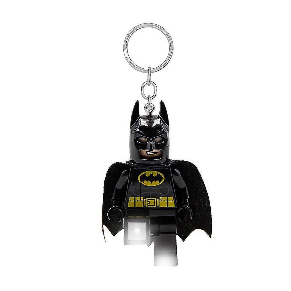LEGO Batman Minifigure DC Superheroes Key Light - Black Suit (Keyring ...