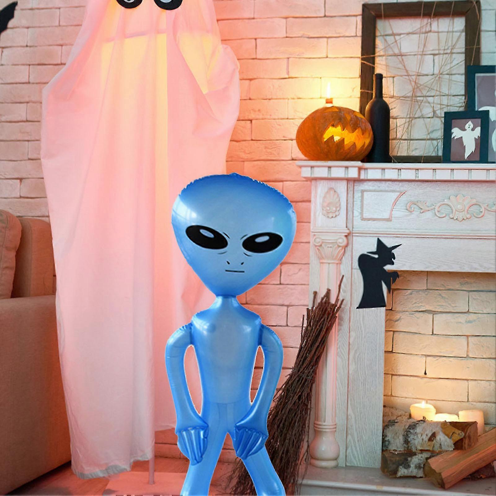 35-inch Inflatable Alien Vivid Inflate Alien Toys Inflatable Figures ...