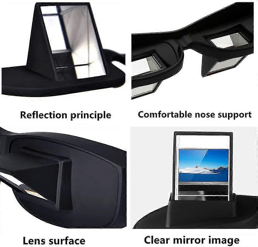 Lazy Glasses Horizontal Glasses Prism Periscope Reading In Bed And ...