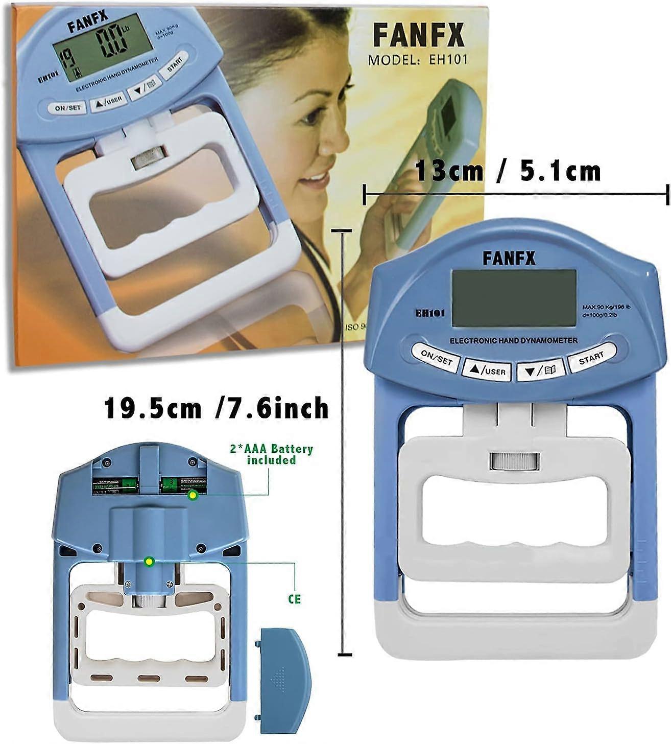 Hand Dynamometer Digital Hand Dynamometer Hand Exercise Hand Grip ...