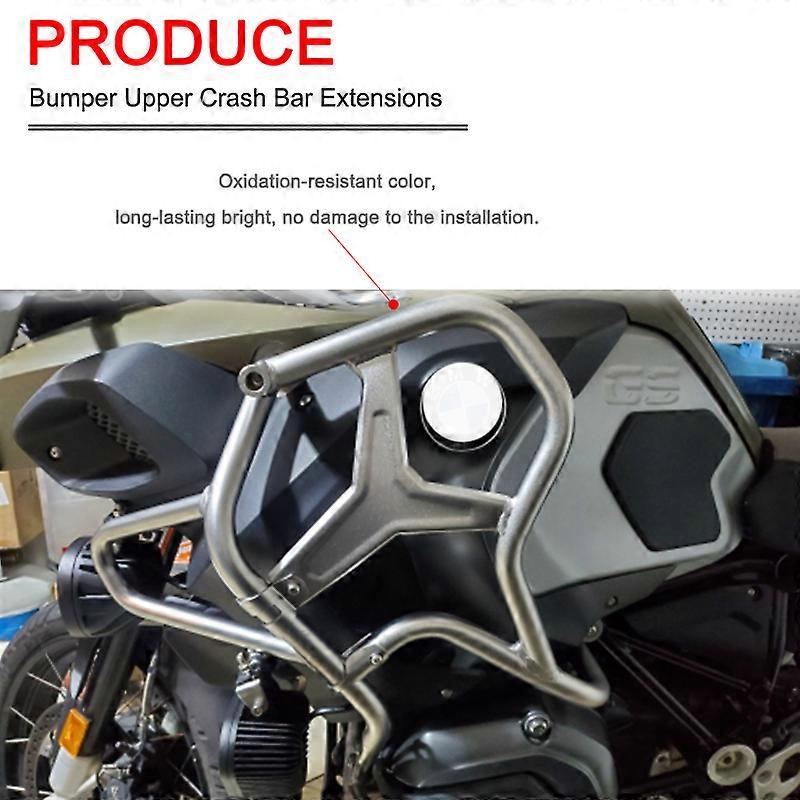 Stainless steel Engine Crash Bar Extension Bumper For BMW R1200GS ...