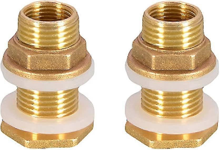 1/2" Brass Tank Hose Set, 2 Brass Tank Outlets 1/2" Brass Tank ...