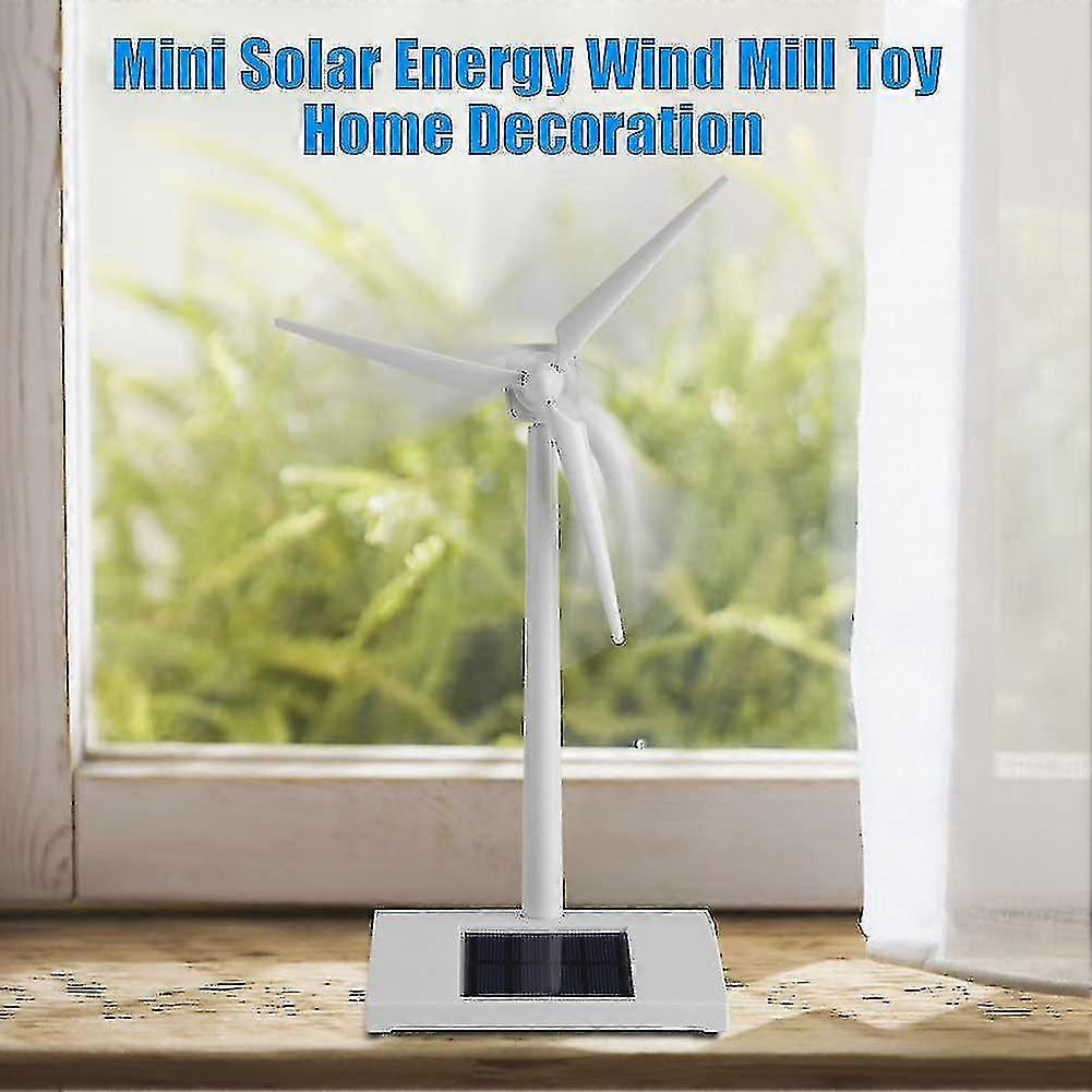 Solar Powered Wind Turbine Toy, Solar Powered Windmill Kids Toy ...