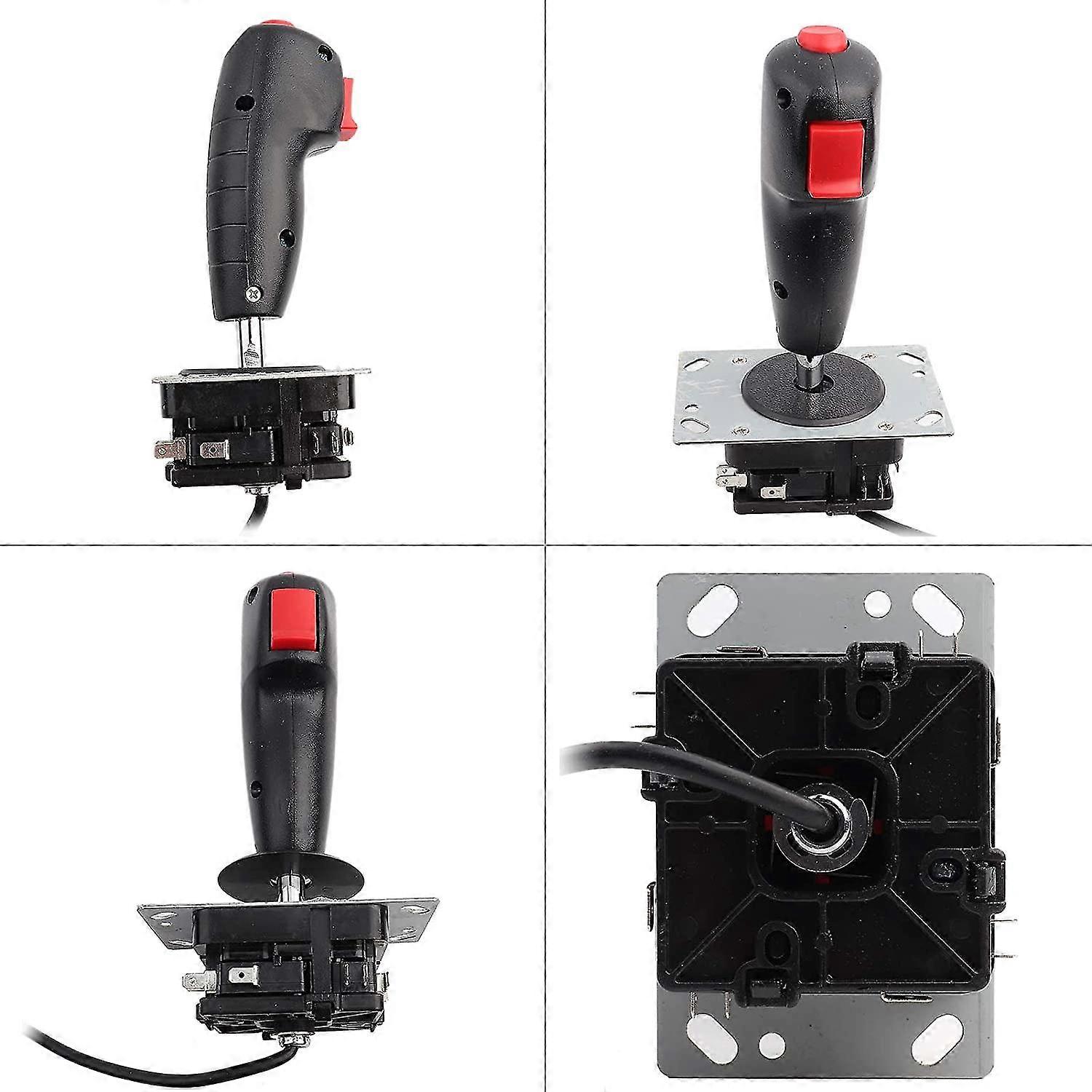 Flight Joystick, 8 Way Adjustable Arcade Joystick Pc Fighting Stick ...