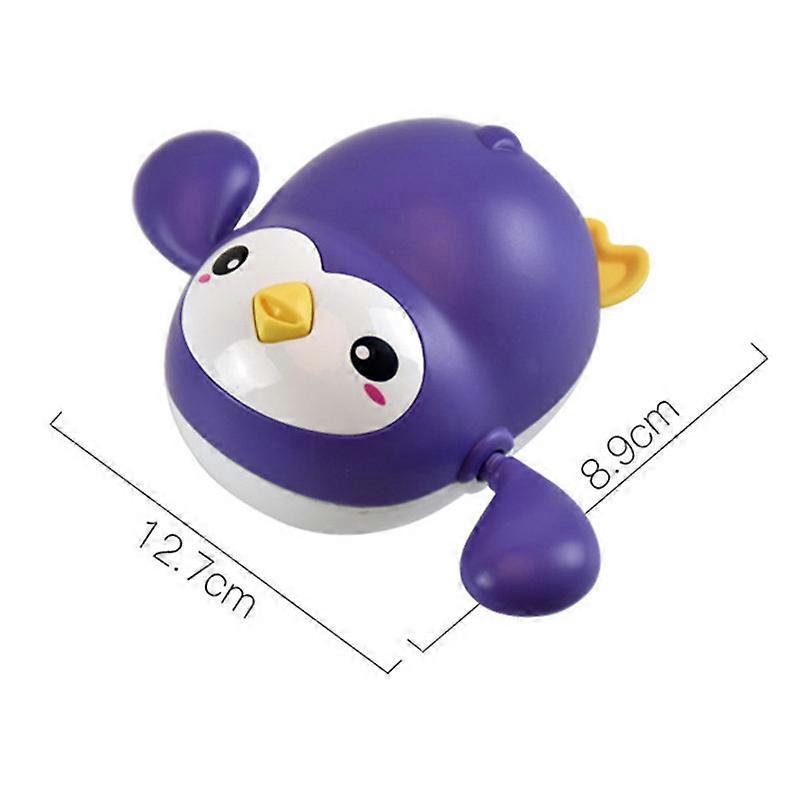4pcs Baby Bath Toys, Wind up Penguin Bathtub Toys, Toddlers Swimming ...