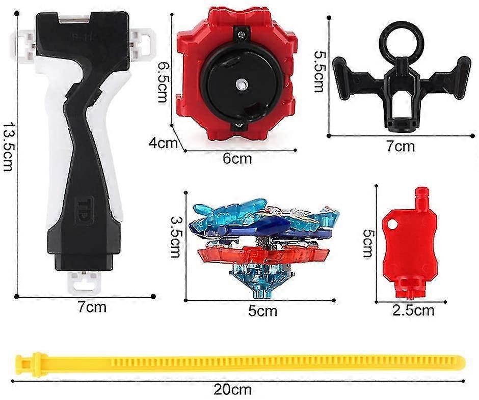 Legering Gyro med Launcher Konkurrenskraftig Gyro Disc Beyblade Burst Battle Spinning Top Set ...