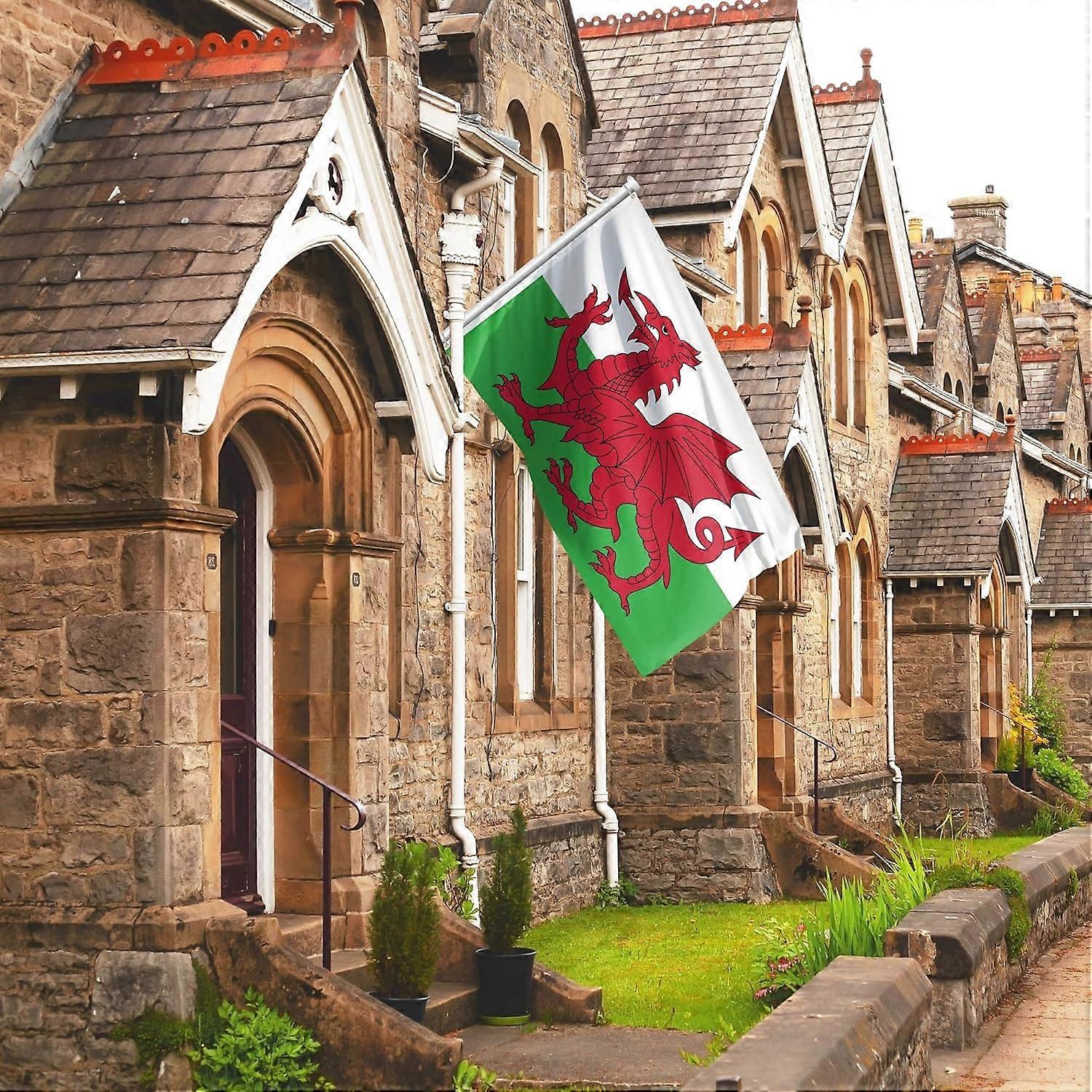 Welsh Flag Wales Flag Cymru Welsh Dragon Flag Double Seam 2 eyelets ...