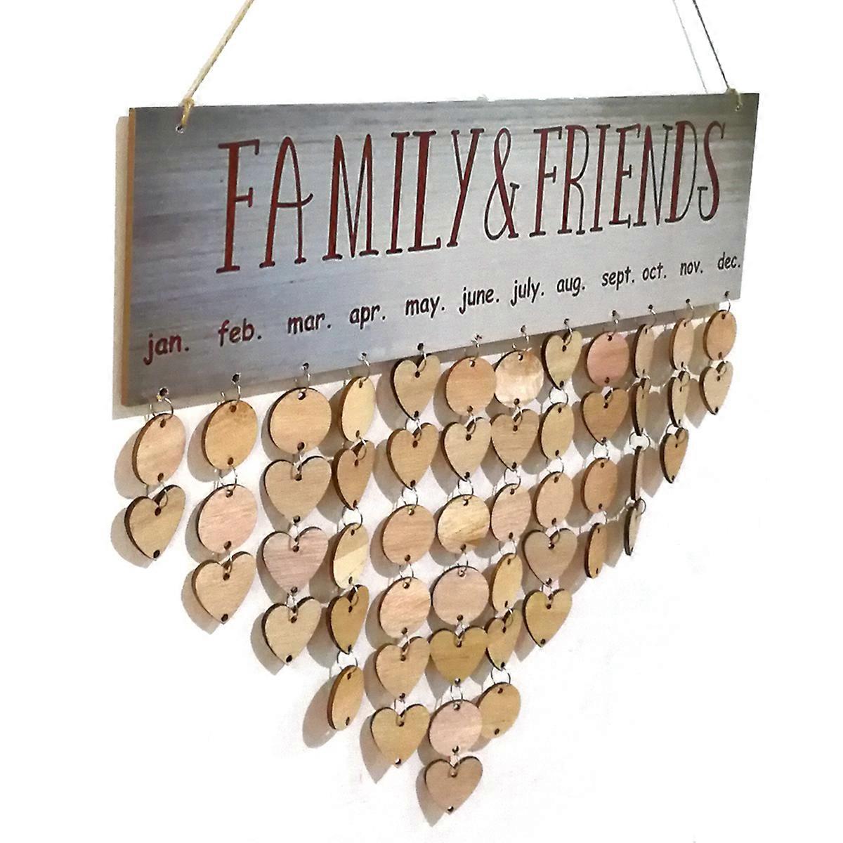 Diy Wooden Birthday Calendar Diy Birthday Calendar Birthday Calendar ...