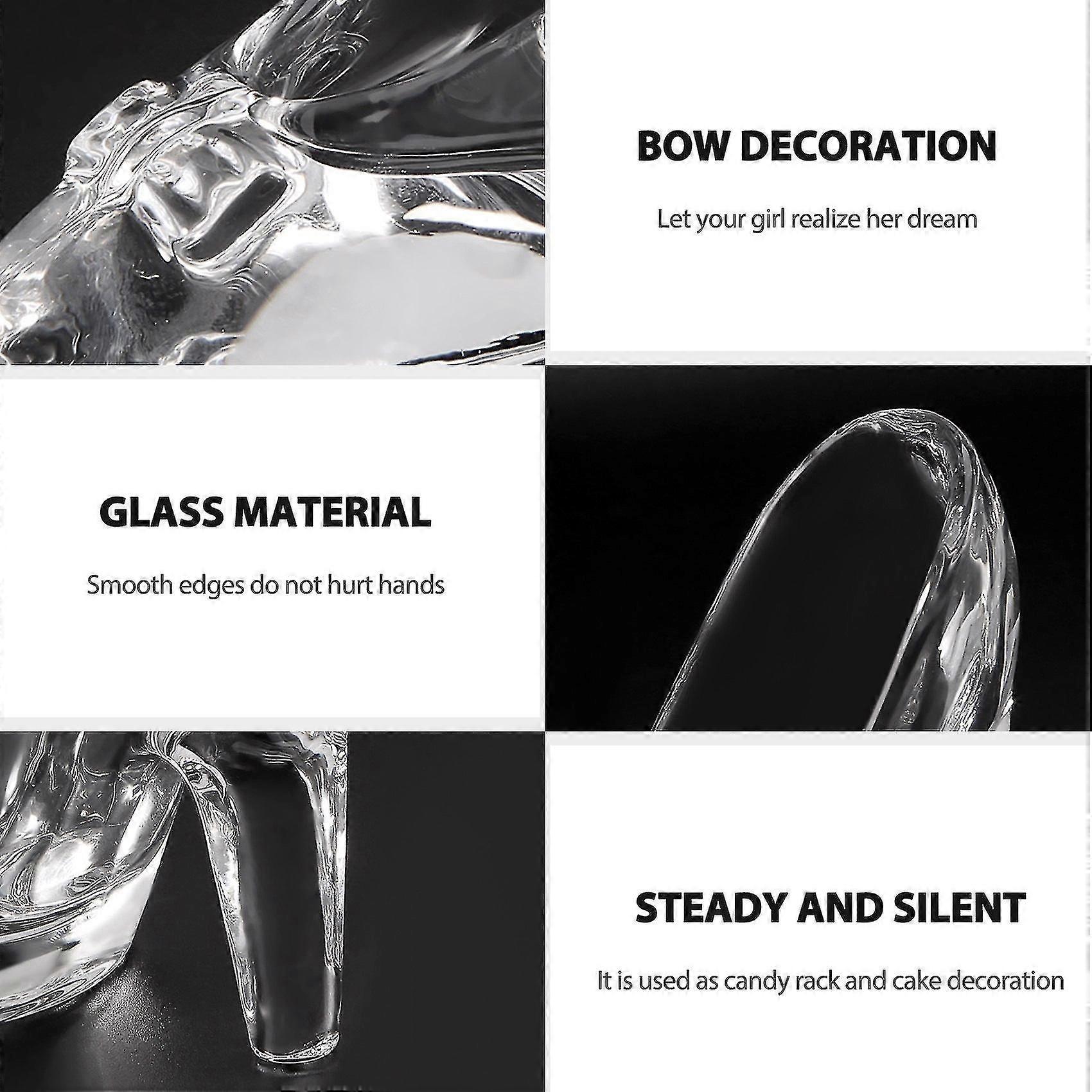 Cinderella High-heeled Shoes Figurines - Crystal Glass Birthday Gift ...