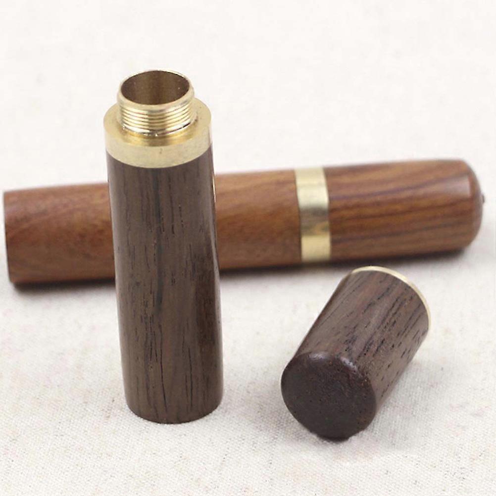4Pcs Needle Container Sewing Needle Box Wooden Needle Case Needles ...