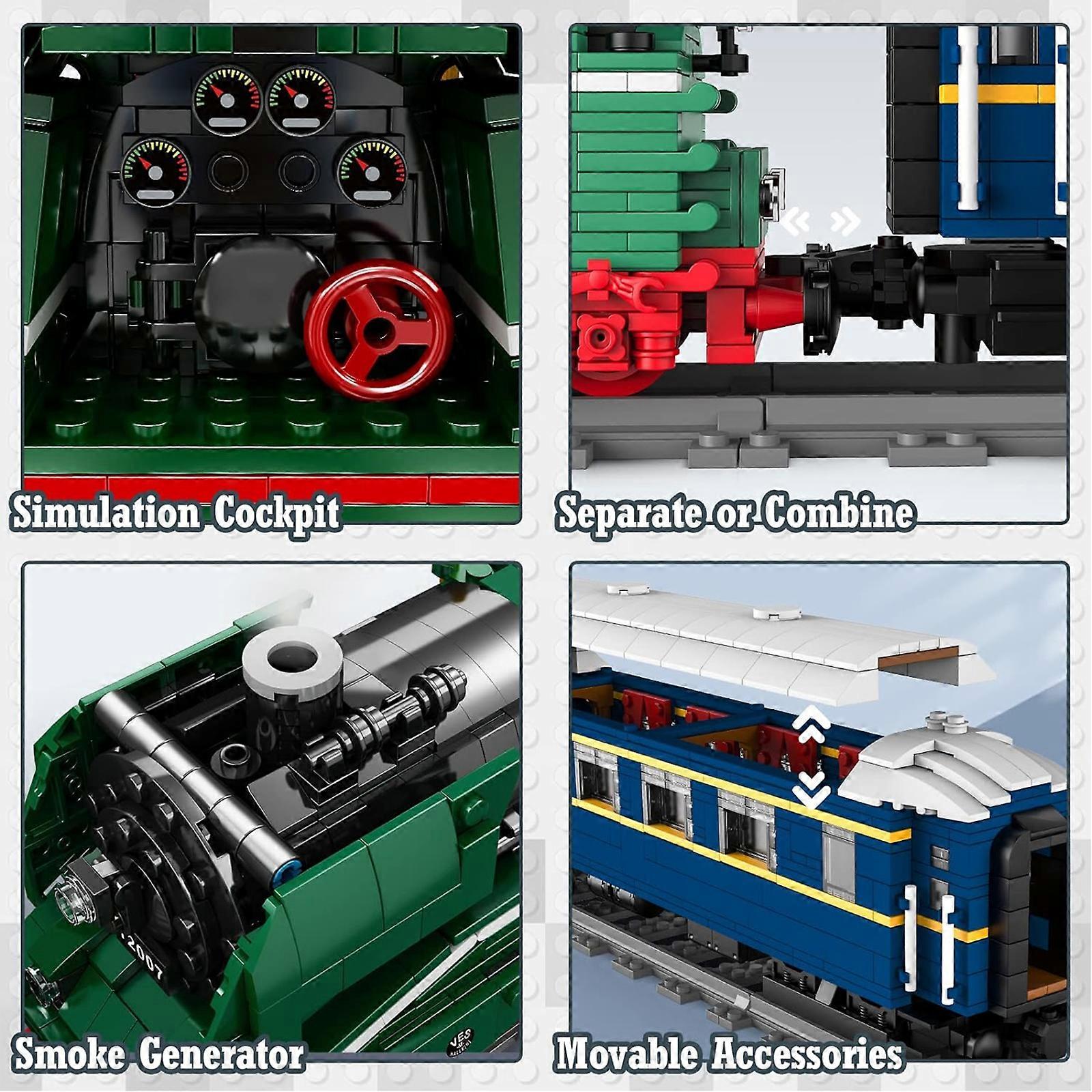 JMBricklayer German Express Train Building Kit - RC Steam Train ...