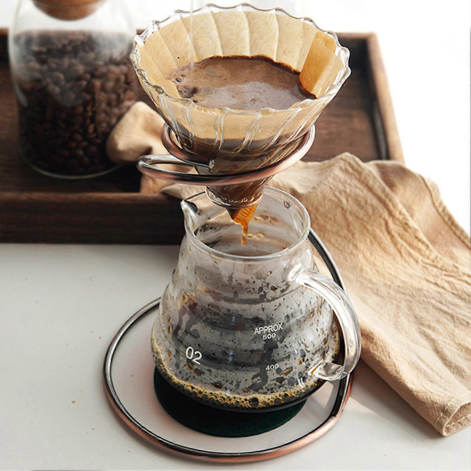 Coffee Filter Cup Holder Stainless Steel Pour Over Stand Smooth Easy to ...