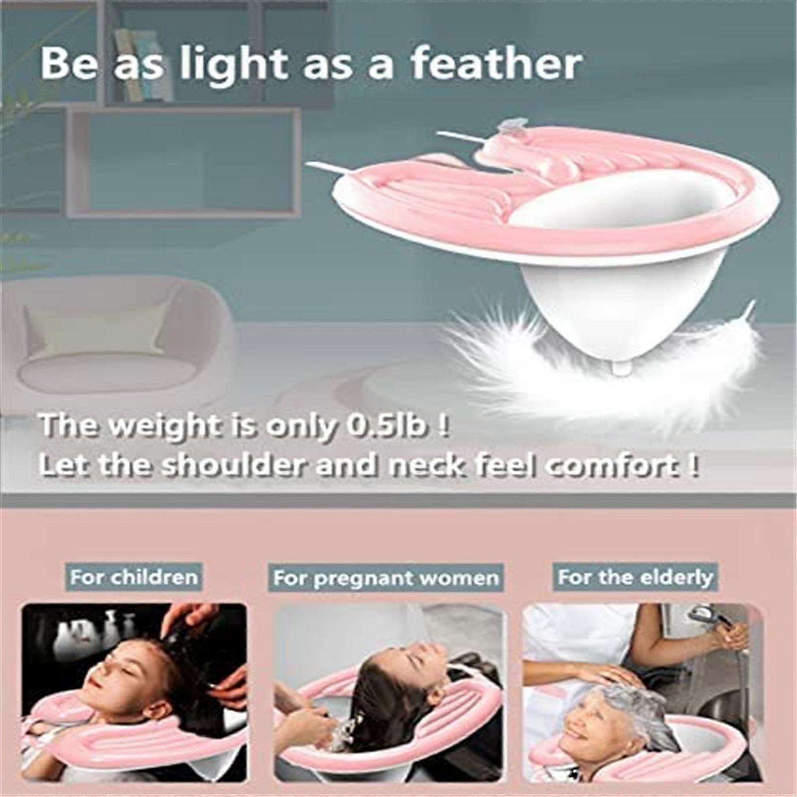 Portable Inflatable Hair Wash Tray, Indoor Outdoor Shampoo Bowl-yvan ...