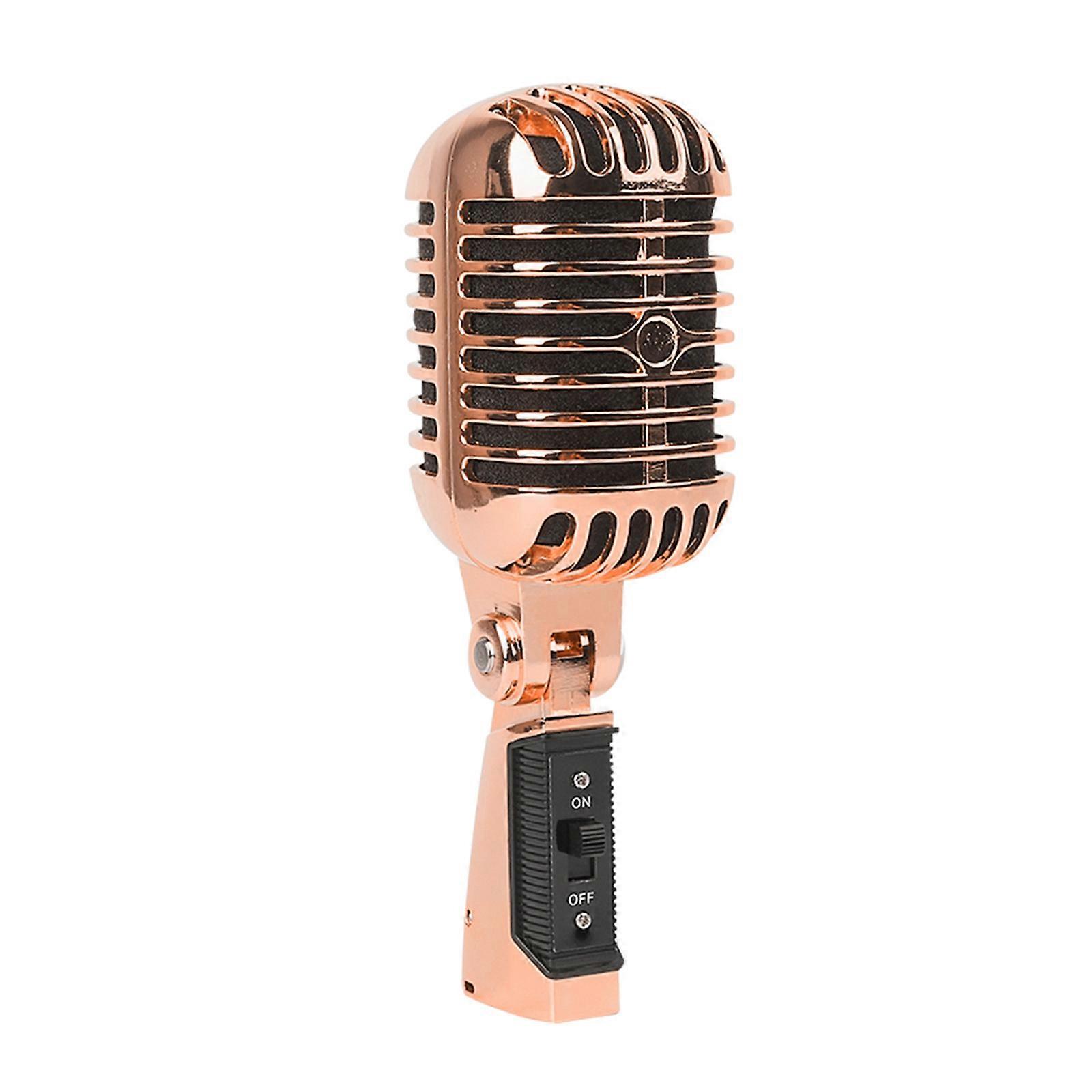 Dynamic Vocal Mic with Switching Antique Nostalgic Metal Appearance ...