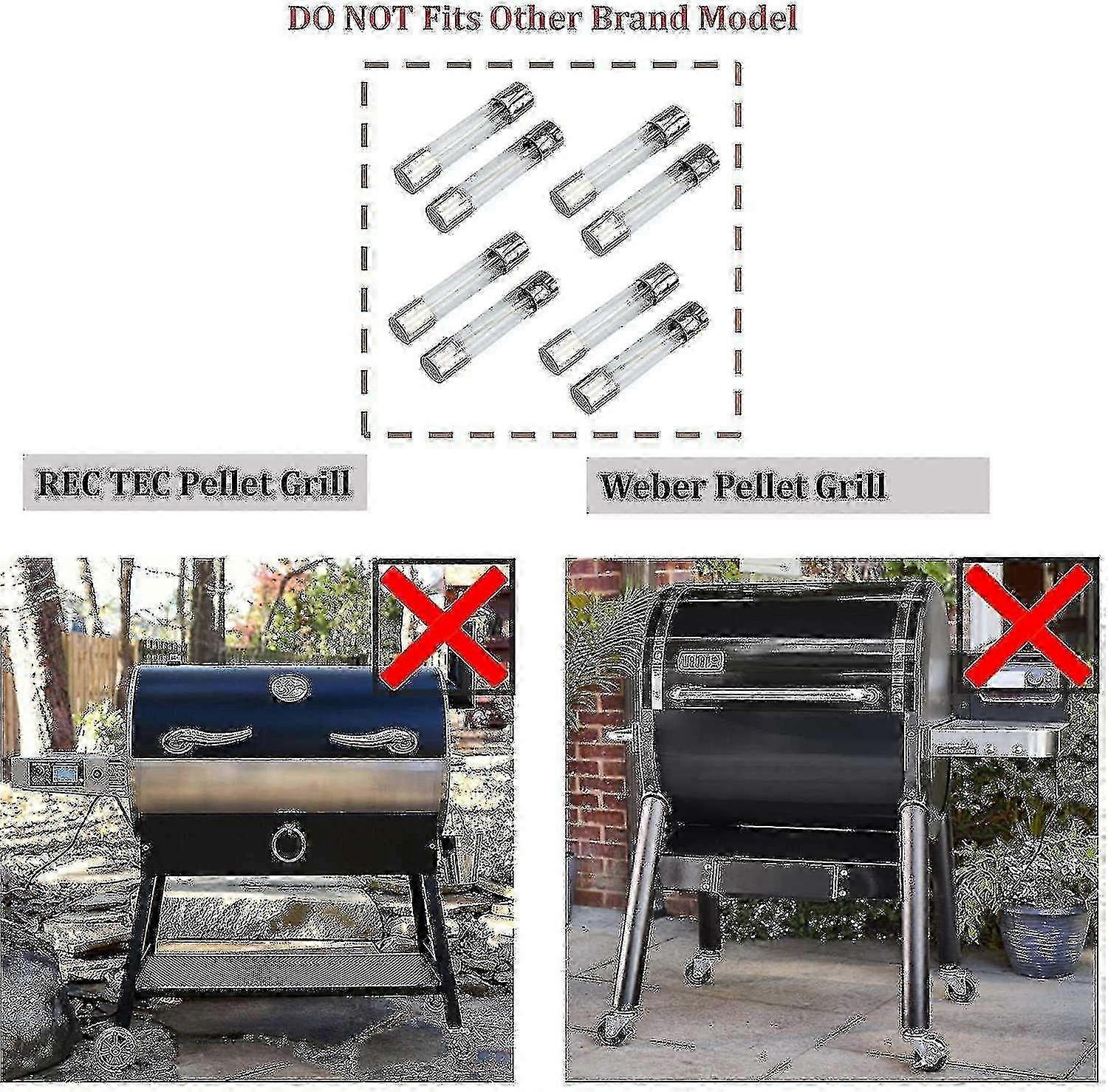 8-pack Pellet Grill Fuse Replacement For Traeger, Pit Boss, Z Grills ...