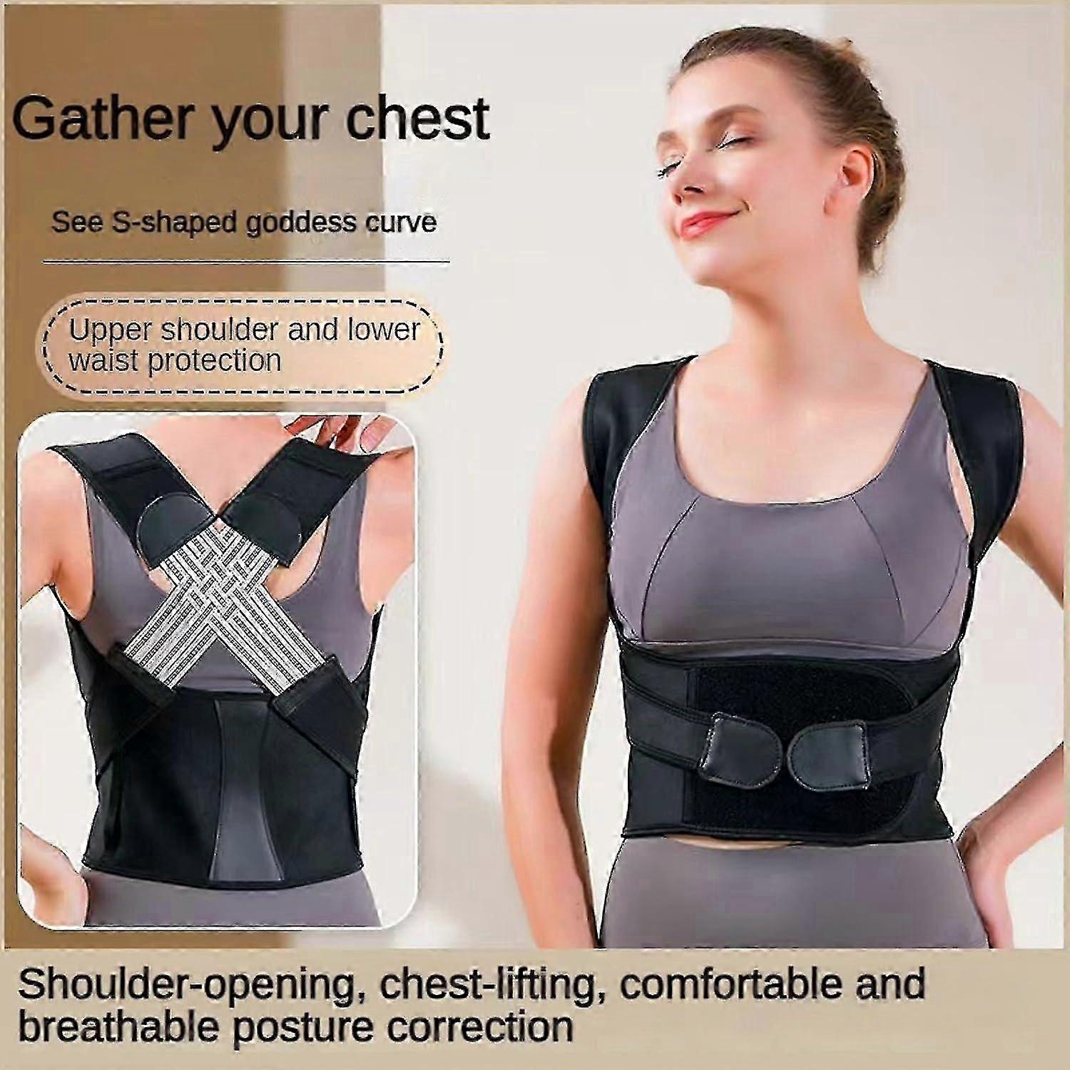 Instant Posture Corrector Adjustable Back Straightener,Back Brace And Posture Corrector For ...