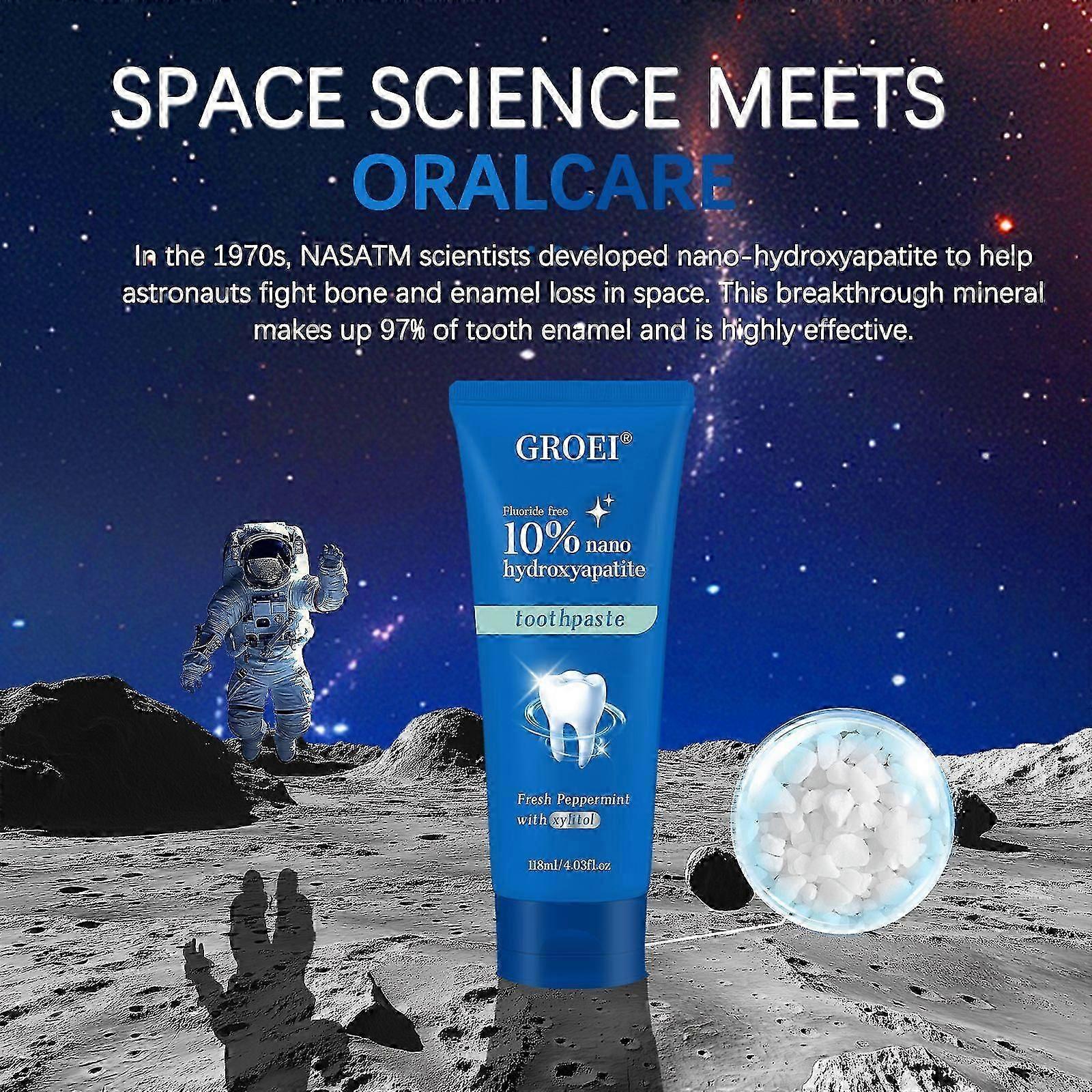 10% Nano Hydroxyapatite Toothpaste, Fluoride Free Toothpaste For ...