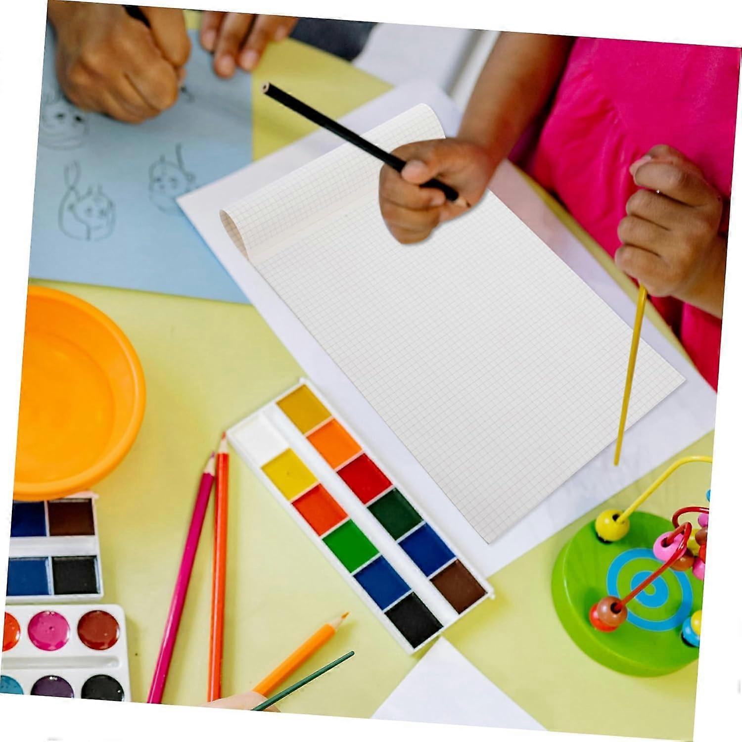 Checked Design Book Technical Notebook Graph Paper Pad Grid Chart Paper ...