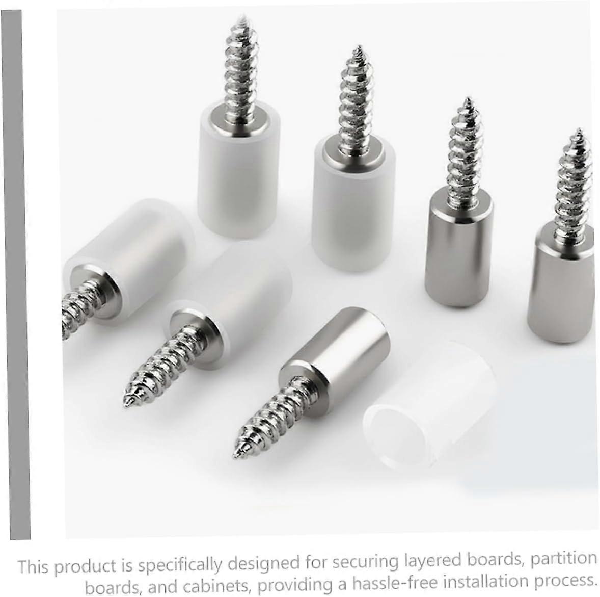 4 Piece Self-Drilling Cross Recess Screws Set for Shelf Brackets and ...