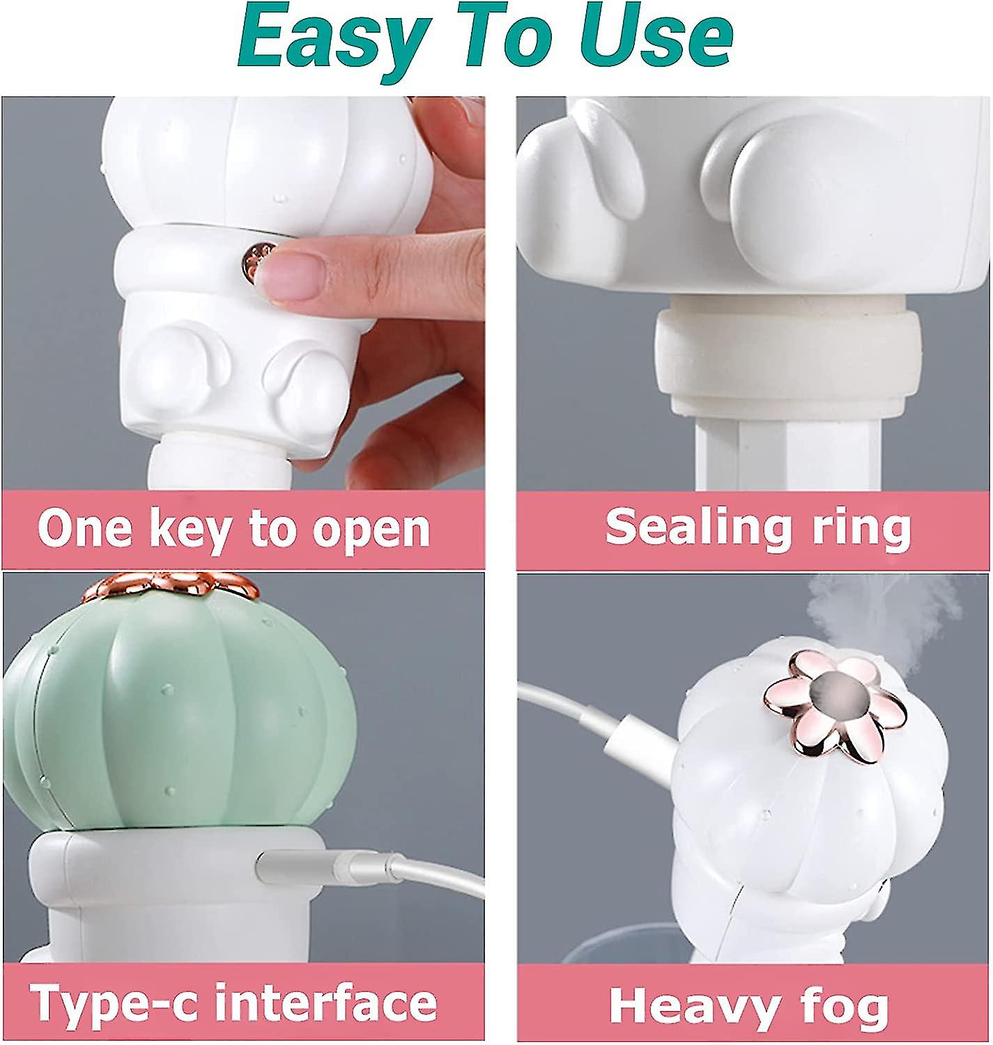 1pcs Portable Mini Dinosaur Humidifier Cartoon Ultrasonic Humidifier ...