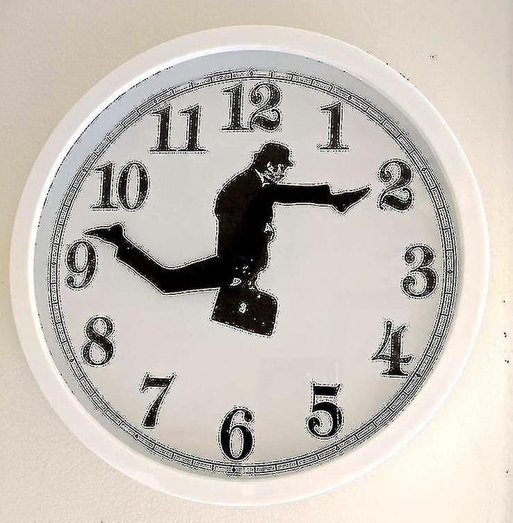 Monty Python Inspired Silly Walk Wall Clock Creative Silent Mute Clock ...