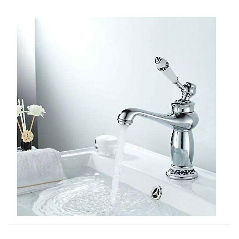 Basin Mixer Tap Single Handle Bathroom Basin Mixer Tap Floral ...