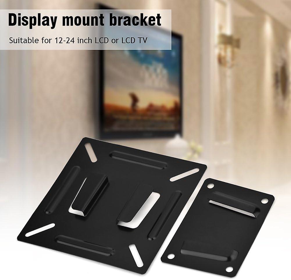 Monitor Wall Mount For Most 12-24 Tvs Computer Universal Low Profile Rv ...