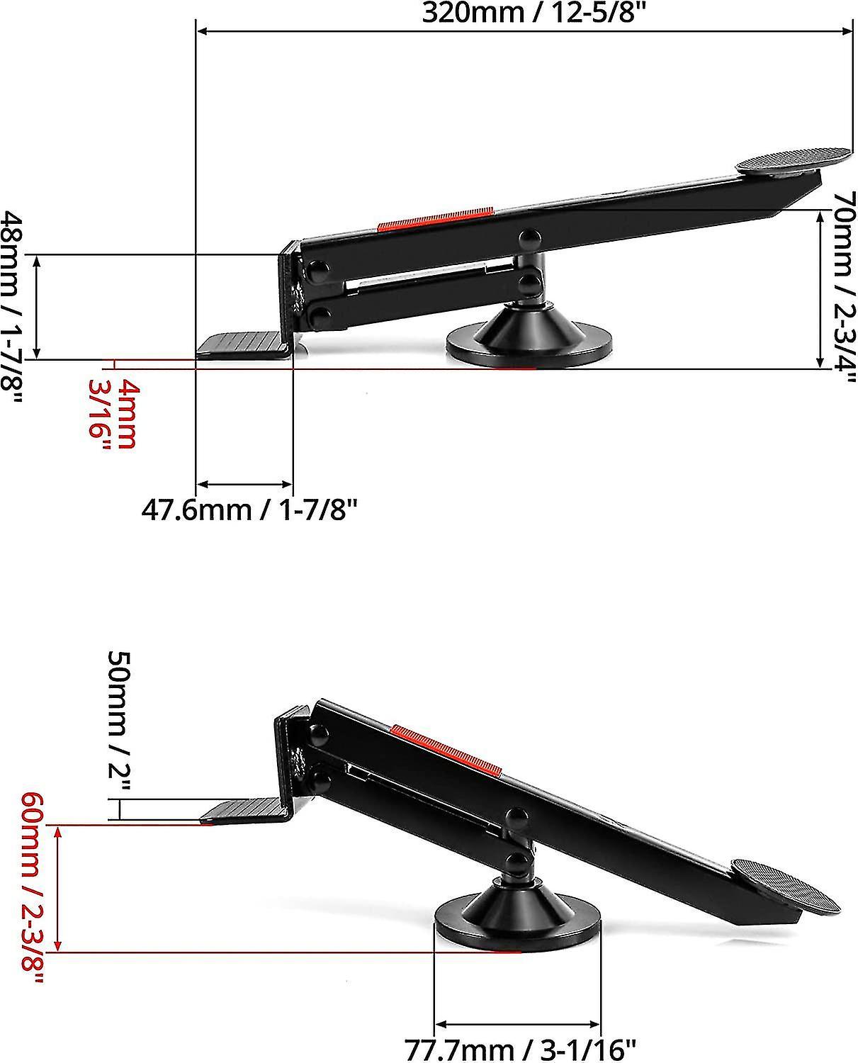 Swivel-type Door and Board Lifter, Door Lifter Installation Tool, Black ...
