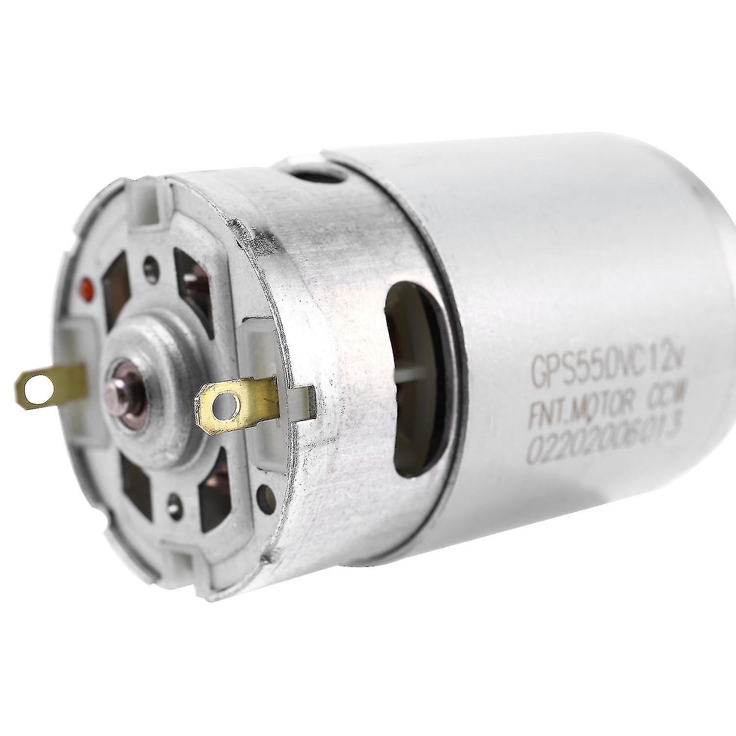 Rs550 12v Dc Motor Diy Kit With Two-speed 12 Teeth And High Gearbox For ...