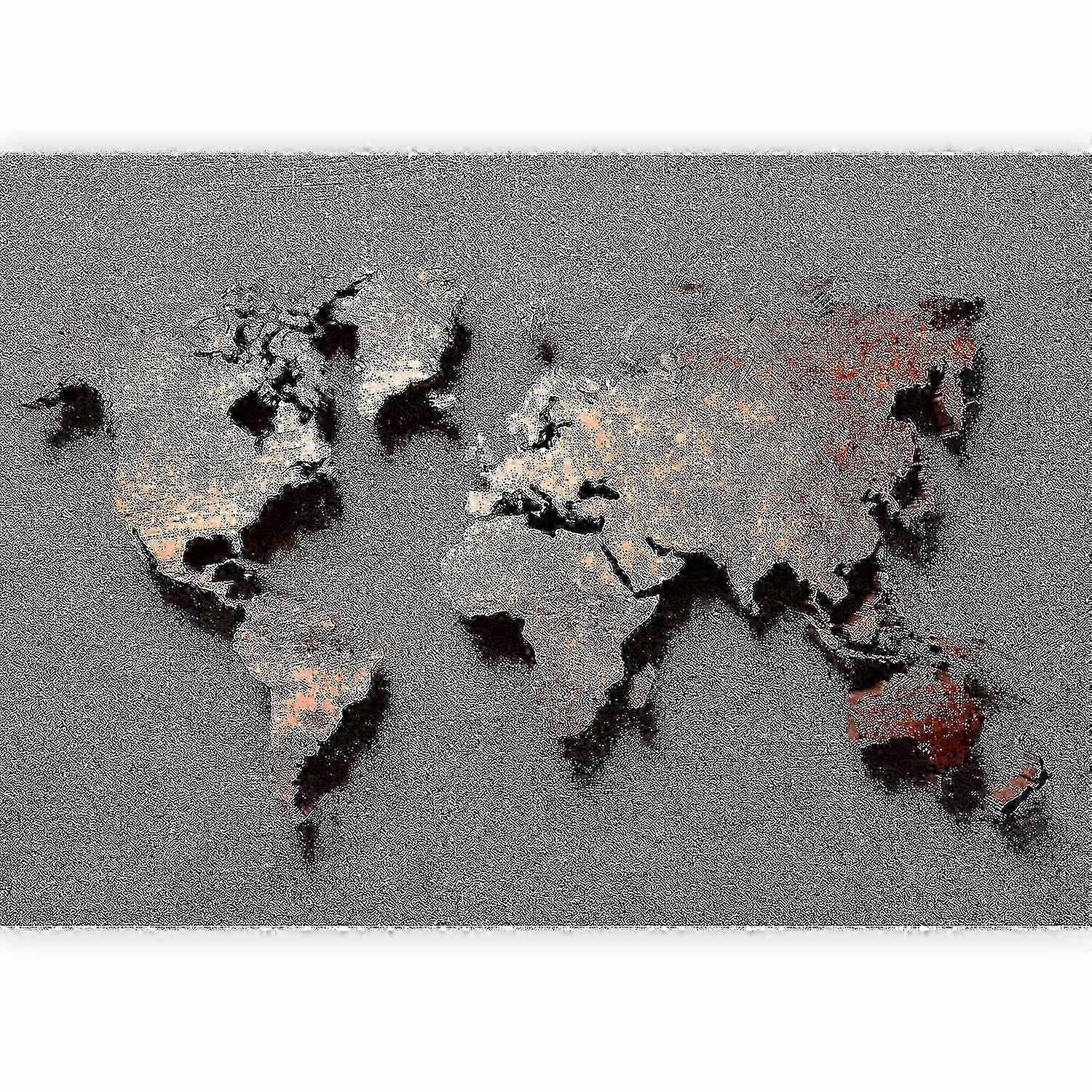 Wall Mural - Copper Map | Fruugo UK