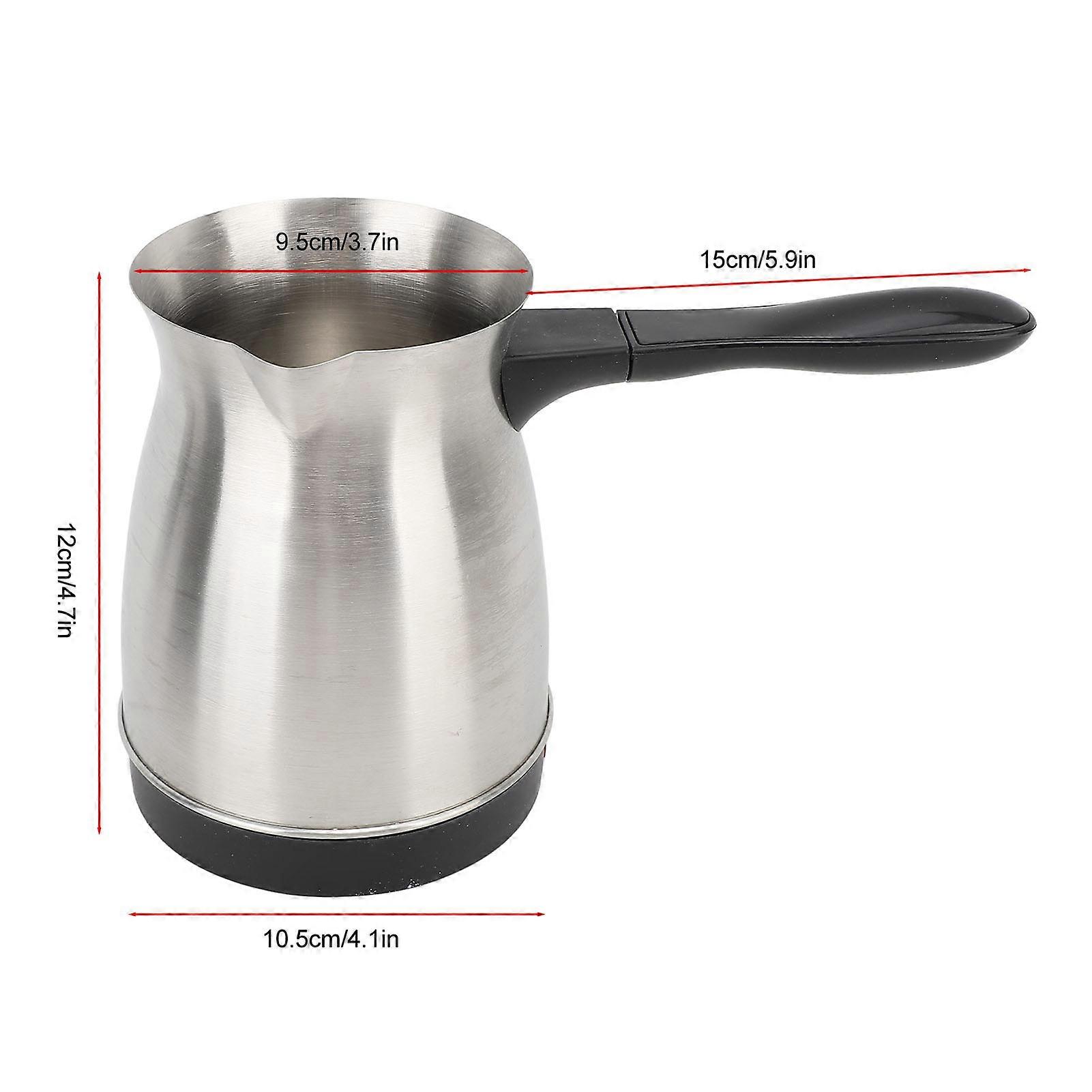 Electric Turkish Coffee Maker 600ml Stainless Steel Electric Turkish ...