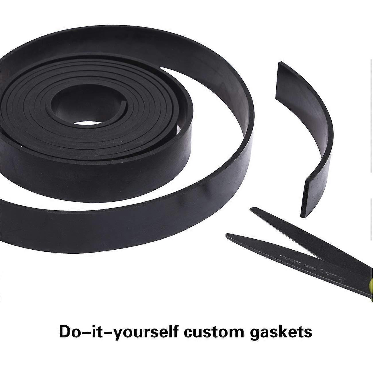 Neoprene Rubber Sheet Roll - 1/8 Inch Thick, 4 Inch Wide, 10 Feet Long ...