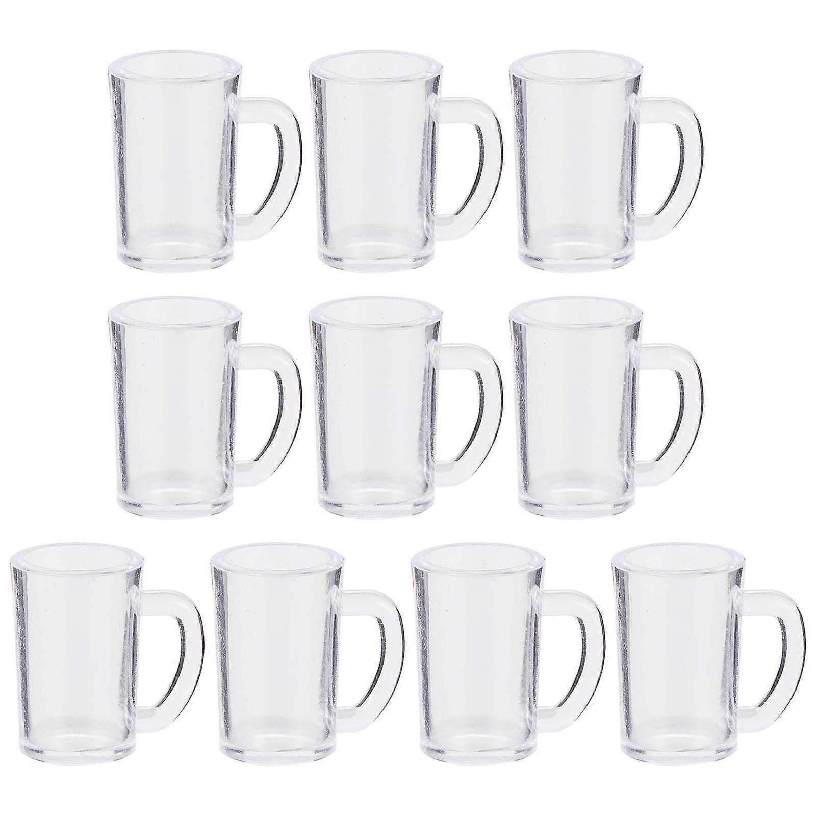 10 Pcs Home Dcor Tiny House Kit Mini Resin Beer Mugs Tiny House Beer ...