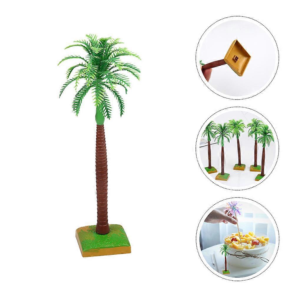 6Pcs Coconut Tree Cake Toppers Cupcake Toppers Birthday Cake ...