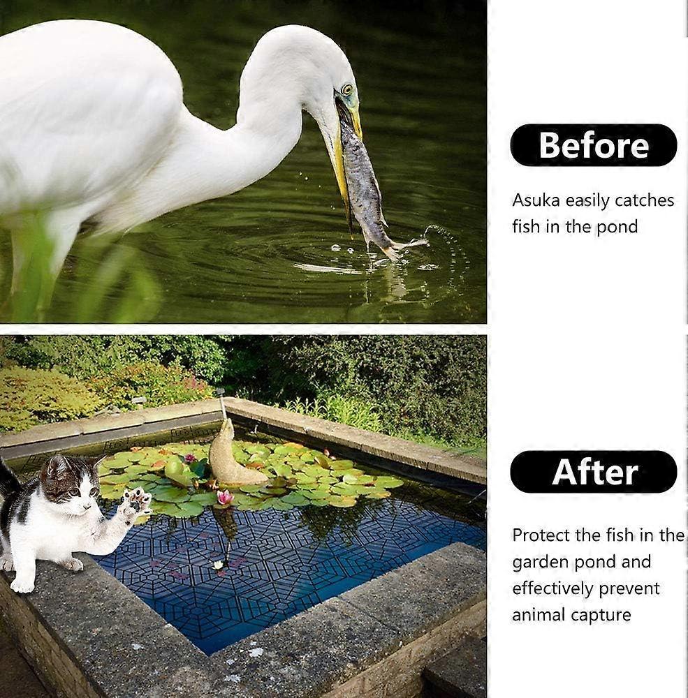 Pack of 20 Floating Plastic Pond Protection Grills Reusable Pond ...