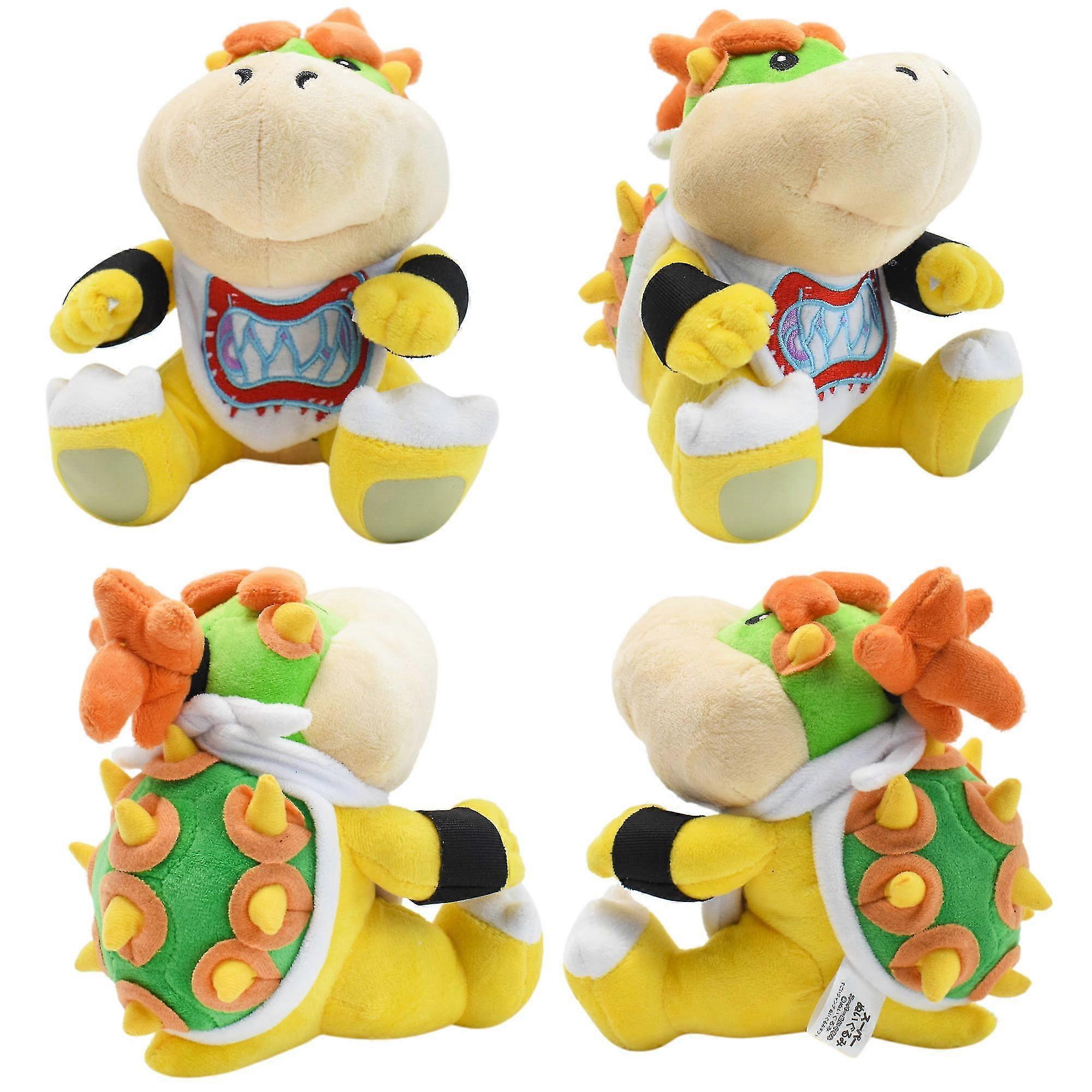 7" Super Mario Bowser King Koopa Plush Little Standing Dragon ...