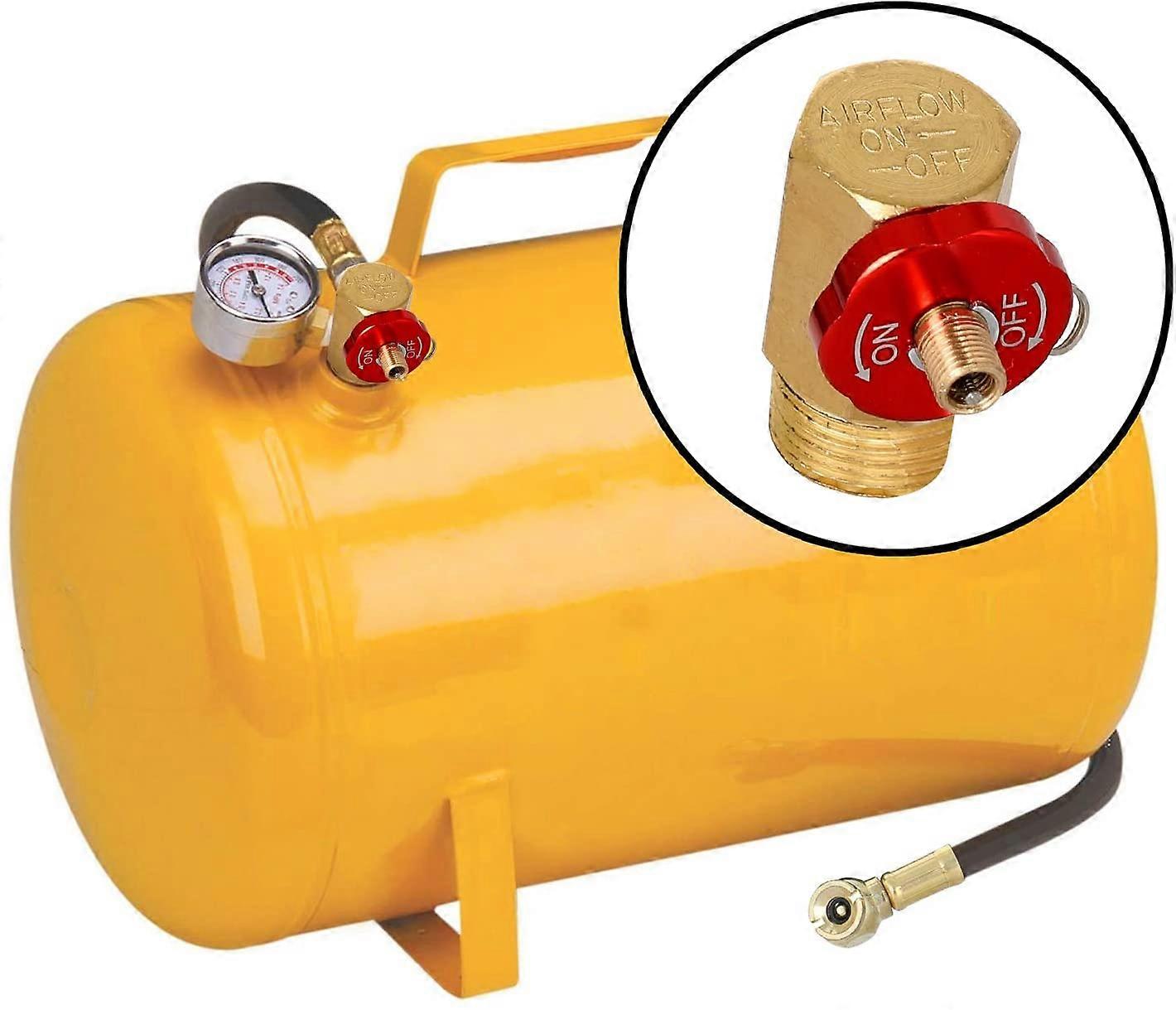 Air Tank Manifold Tool with Fill Port, Aluminum Shut Off Safety Valve ...