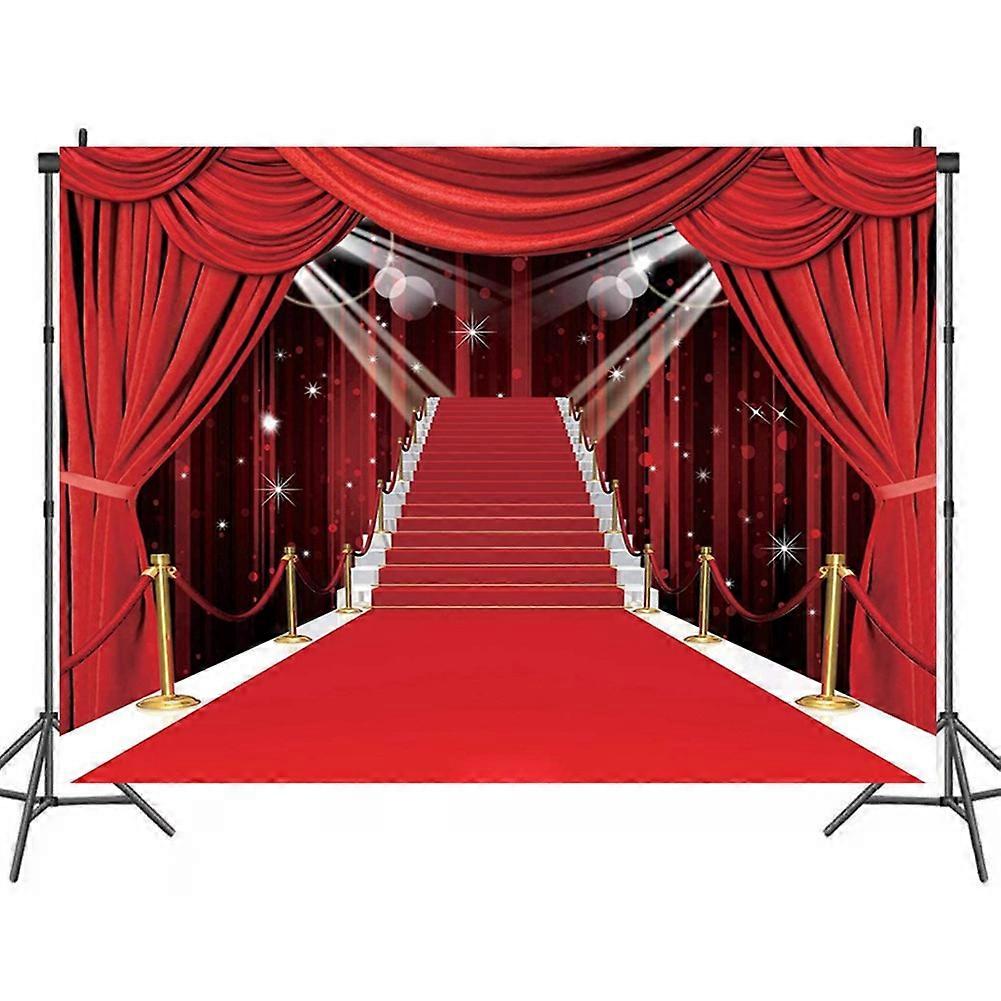 Red Curtain Backdrop Banner, Large Red Carpet Fabric Photography ...