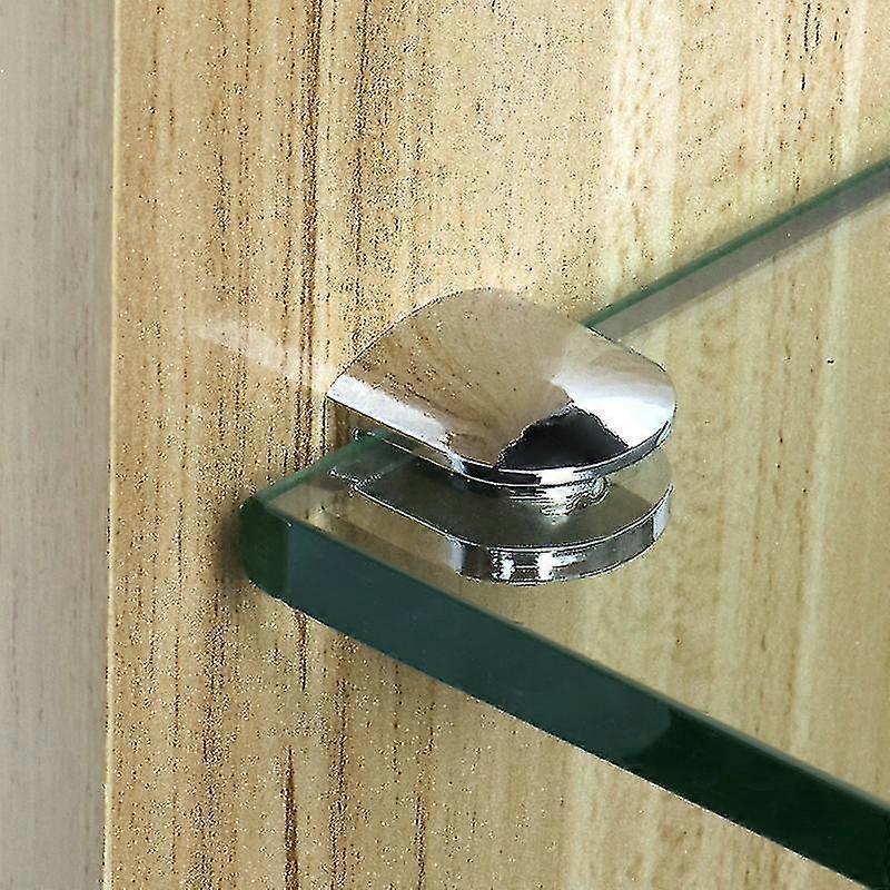 8 Pcs Glass Clamp Bracket Zinc Alloy Adjustable Fixings Bracket For 6 ...