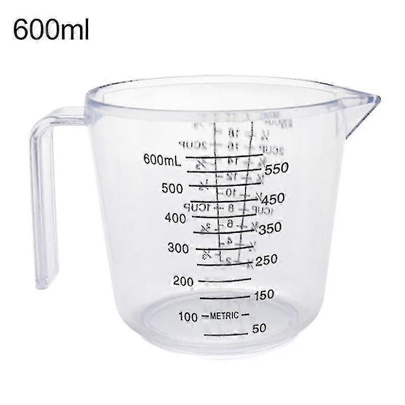 150/300/600ml Handle Water Milk Egg Scale Measuring Cup Mug Measurement ...