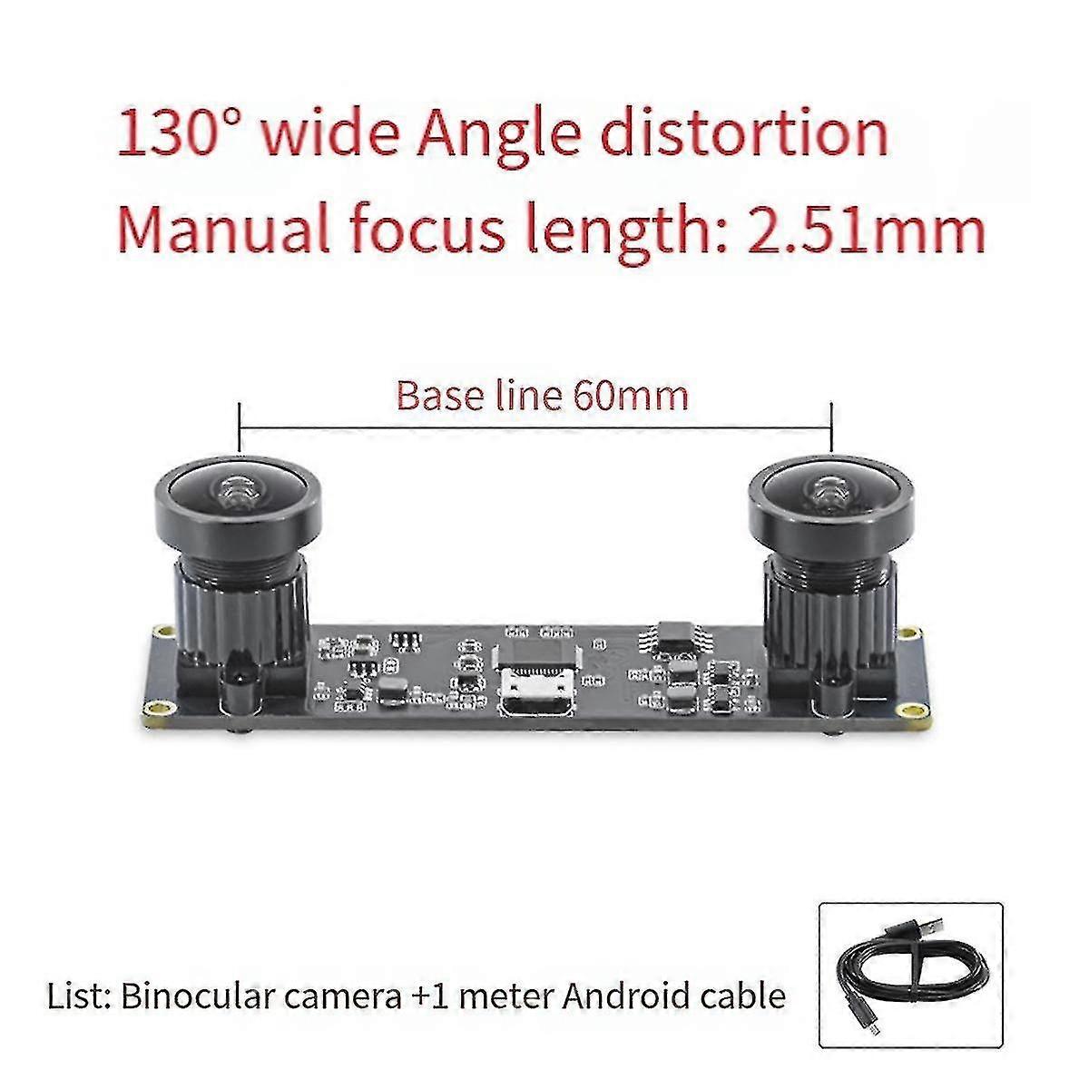Synchronous 3d Stereo Vr Usb Camera 3840x1080p 4mp 60fps Mini Usb Dual ...
