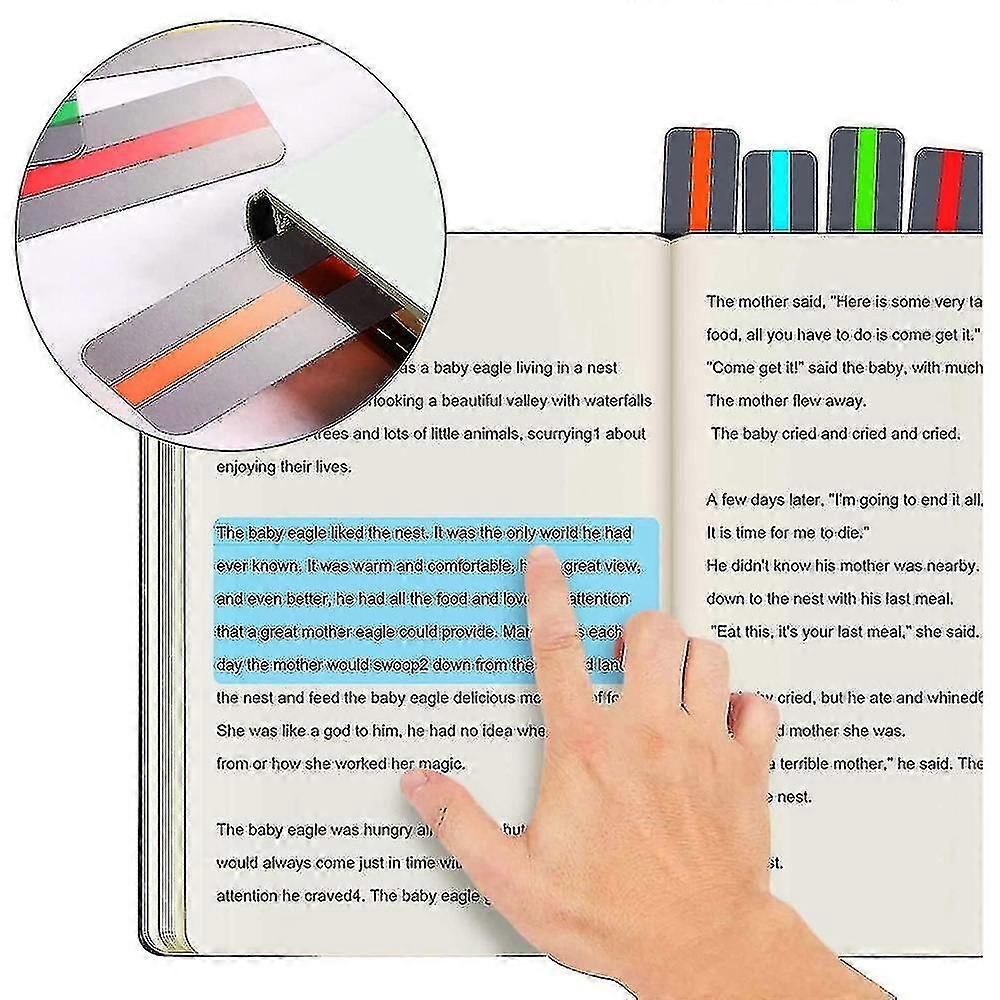 20 Pack Reading Guide Strips Colored Overlay High Bookmarks Reading ...