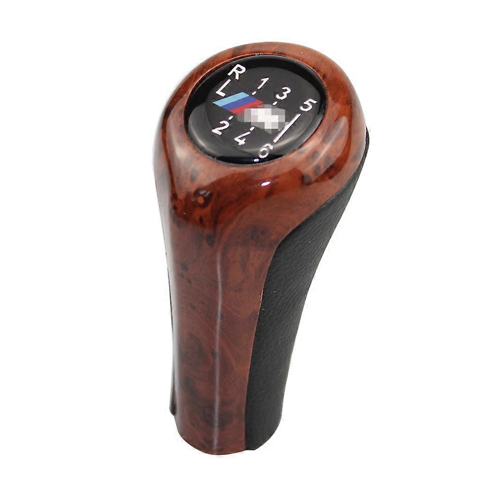 Wood 5 6 Speed Manual Car Gear Shift Knob Lever For Bmw 1 3 5 6 Series E30 E32 E34 E36 E38 E39 ...