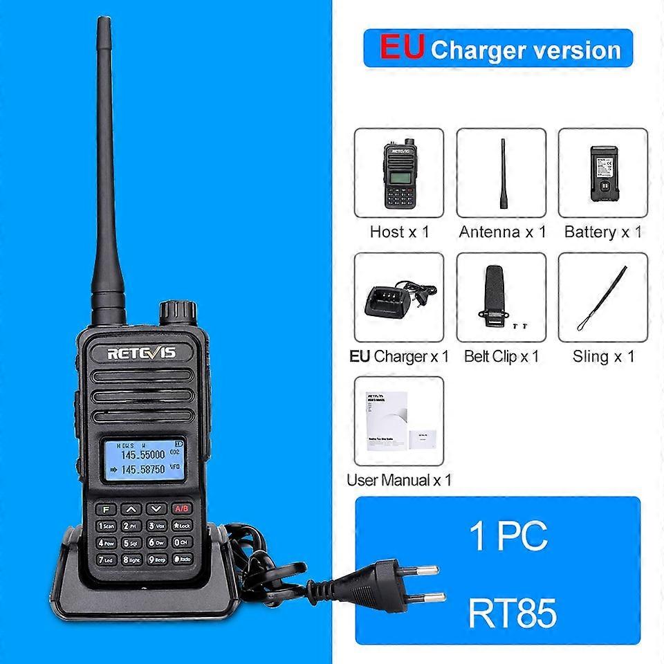 Walkie Talkie RT85 Ham Two Way Radio Station 5W Walkie Talkies VHF UHF ...
