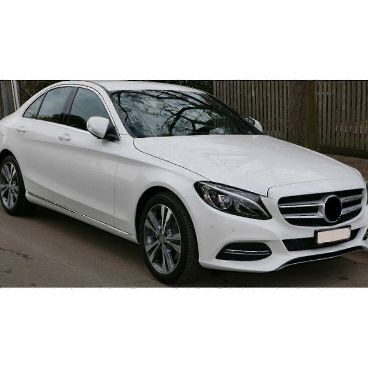 Front Bumper Grille Fog Light Cover & Chrome Trims for - C Class W205 ...