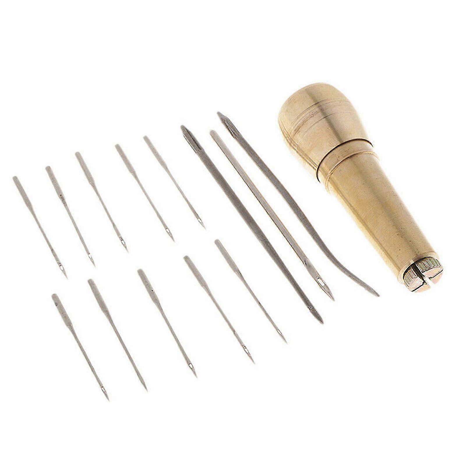 1set Sewing Shoe Repair Sewing Tool Needle Awl Leather Craft Boots Kit ...
