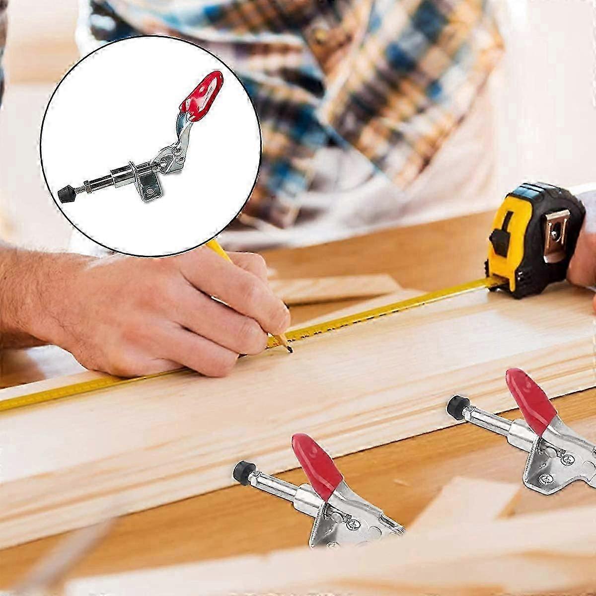 4pcs Horizontal Clamp - Push-Pull Action Hand Tool - Quick Release ...