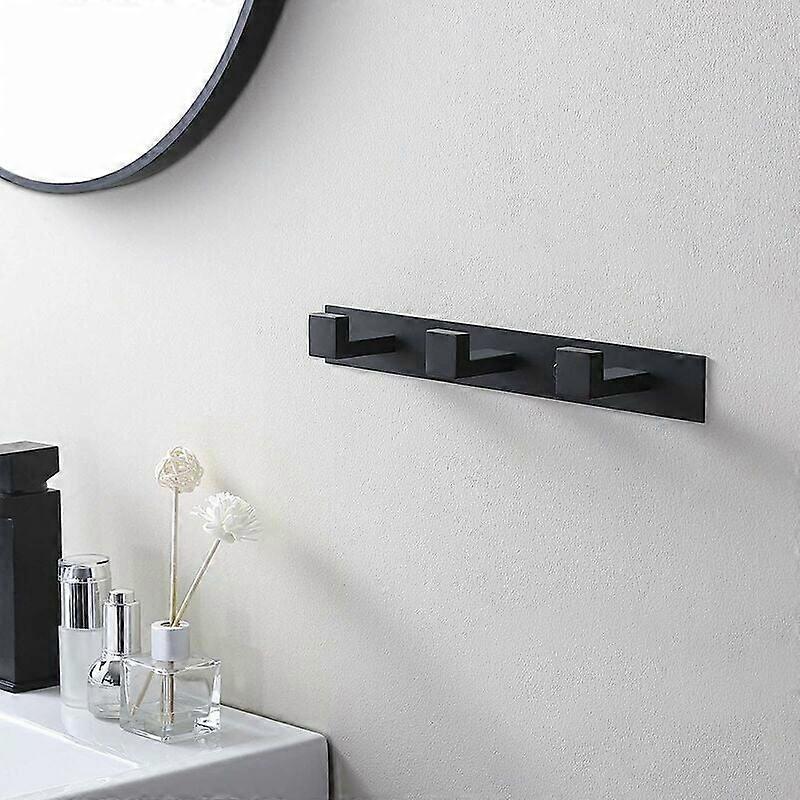 Wall Mounted Bathroom Coat Rack with 3 Hooks Wall Mounted Coat Rack ...
