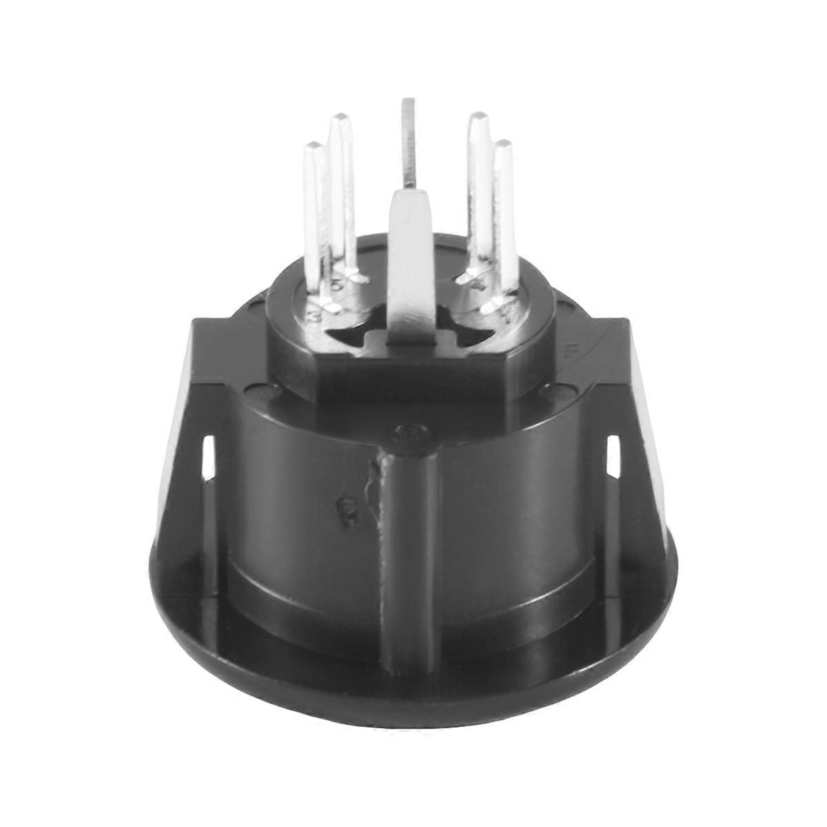 Female 5 Pin DIN Plug Panel Mounted Keyboard Cable Connector Adapter ...